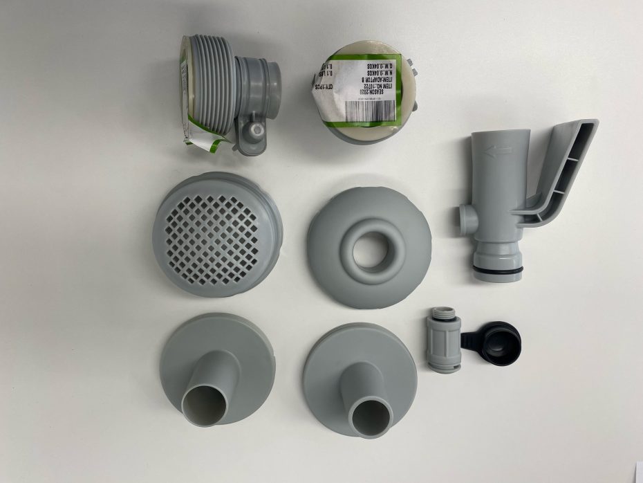 1.25" Inlet & Outlet Connector Set & 2 Adaptor B's | Intex Wetset Pools ...