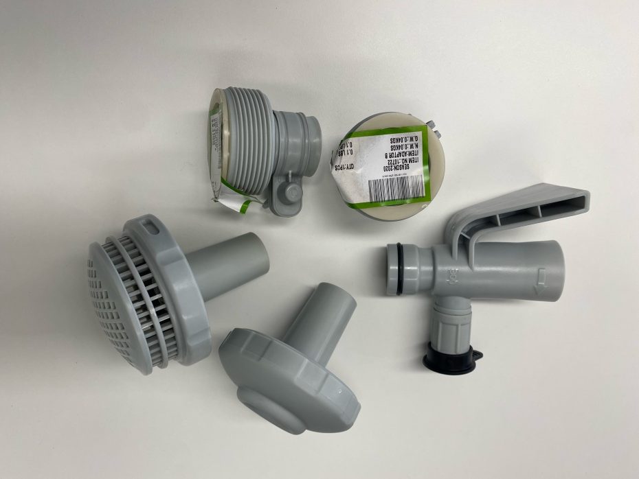 1.25" Inlet & Outlet Connector Set & 2 Adaptor B's | Intex Wetset Pools ...