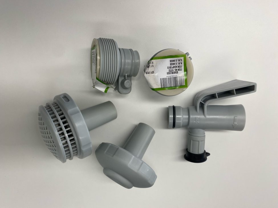 1.25" Inlet & Outlet Connector Set & 2 Adaptor B's | Intex Wetset Pools ...